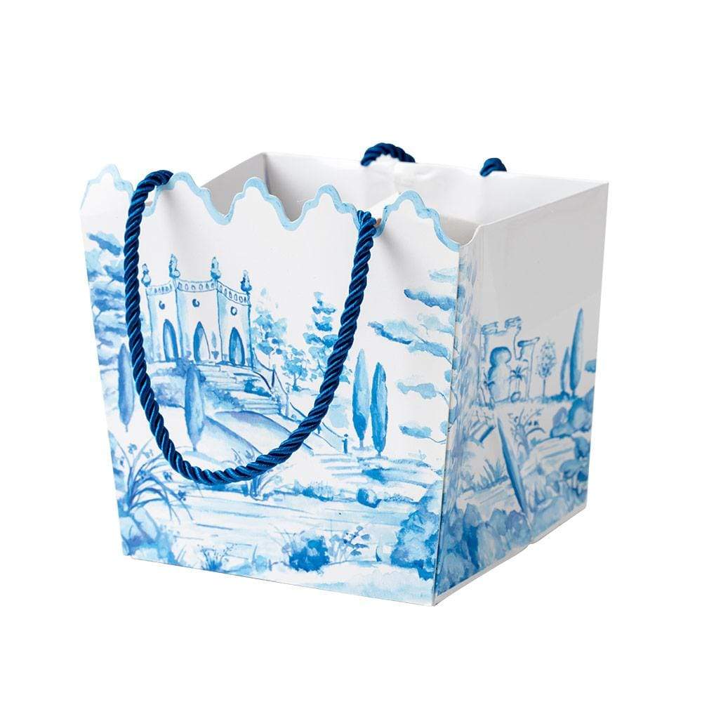 Caspari Tuscan Toile Small Cachepot Potted Plant Gift Box – OKCMOA STORE