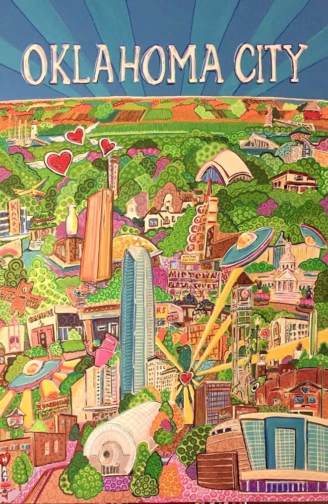 Oklahoma City Clint Stone Poster – OKCMOA STORE