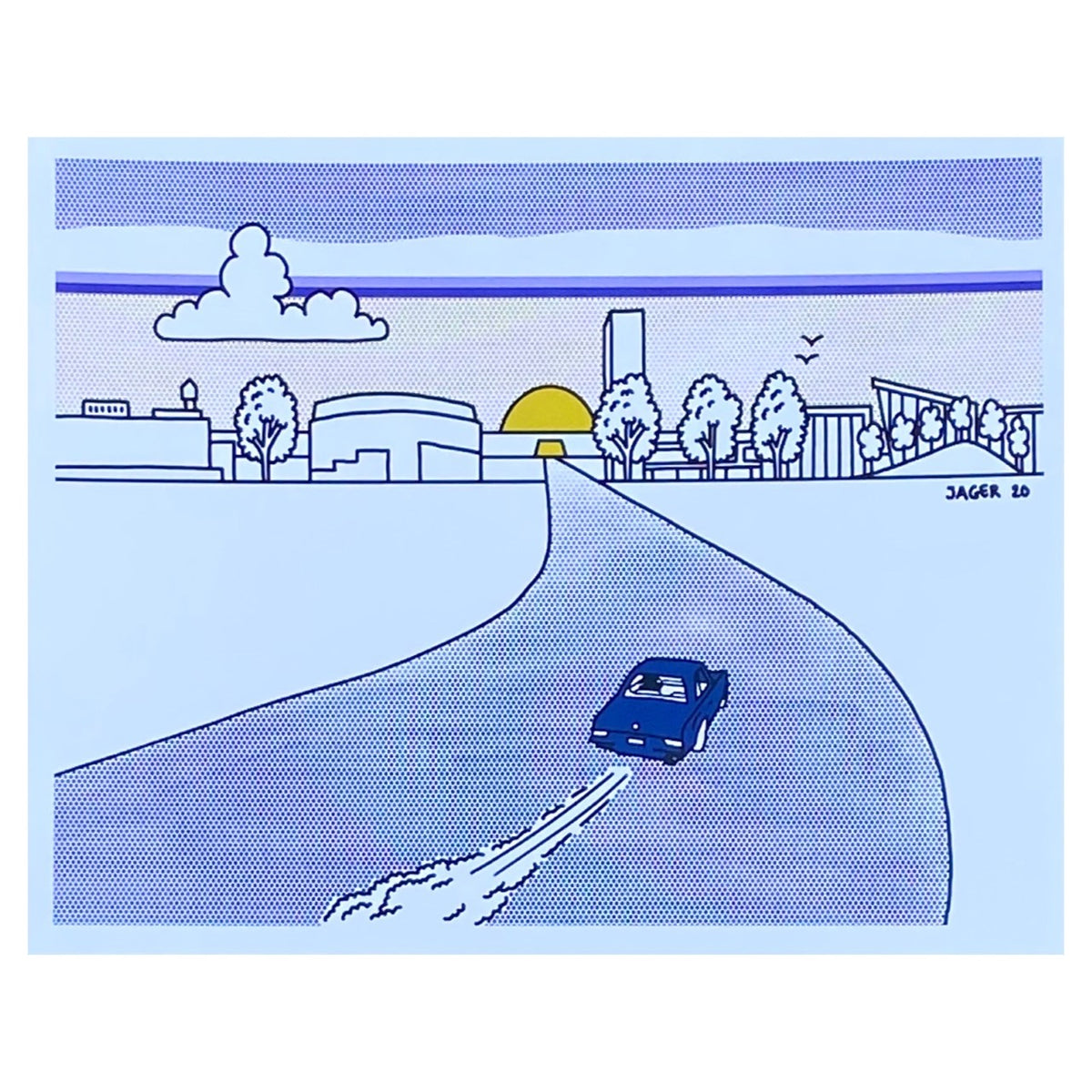 Arjan Jager OKC Boulevard Print – OKCMOA STORE