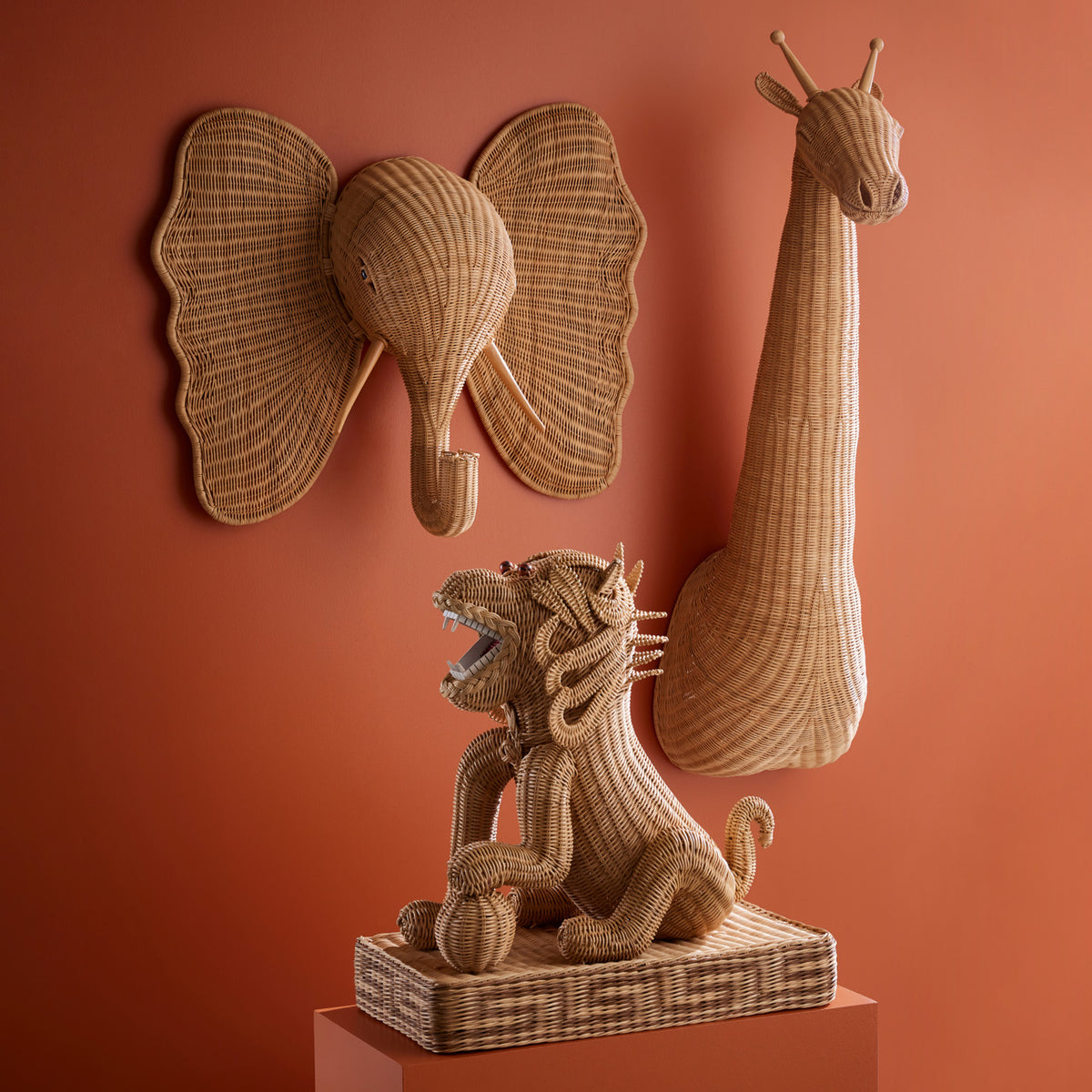 Jonathan Adler Wicker Elephant – OKCMOA STORE