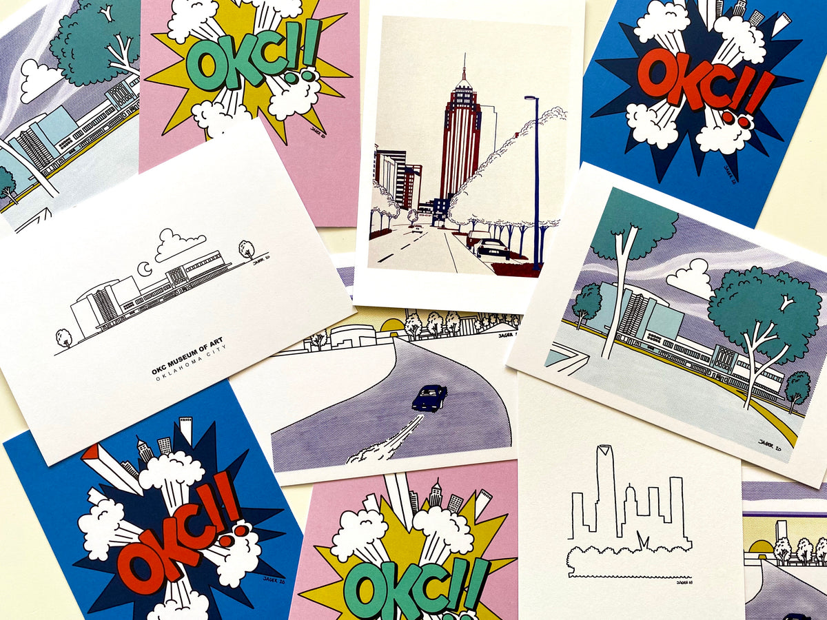 Arjan Jager OKCMOA Post Card – OKCMOA STORE